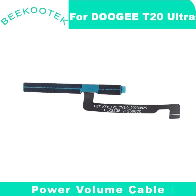 DOOGEE T20 Ultra Power On/Off+ Кнопка громкости FPC вверх/вниз Гибкий кабель FPC Аксессуары для планшета DOOGEE T40 Pro
