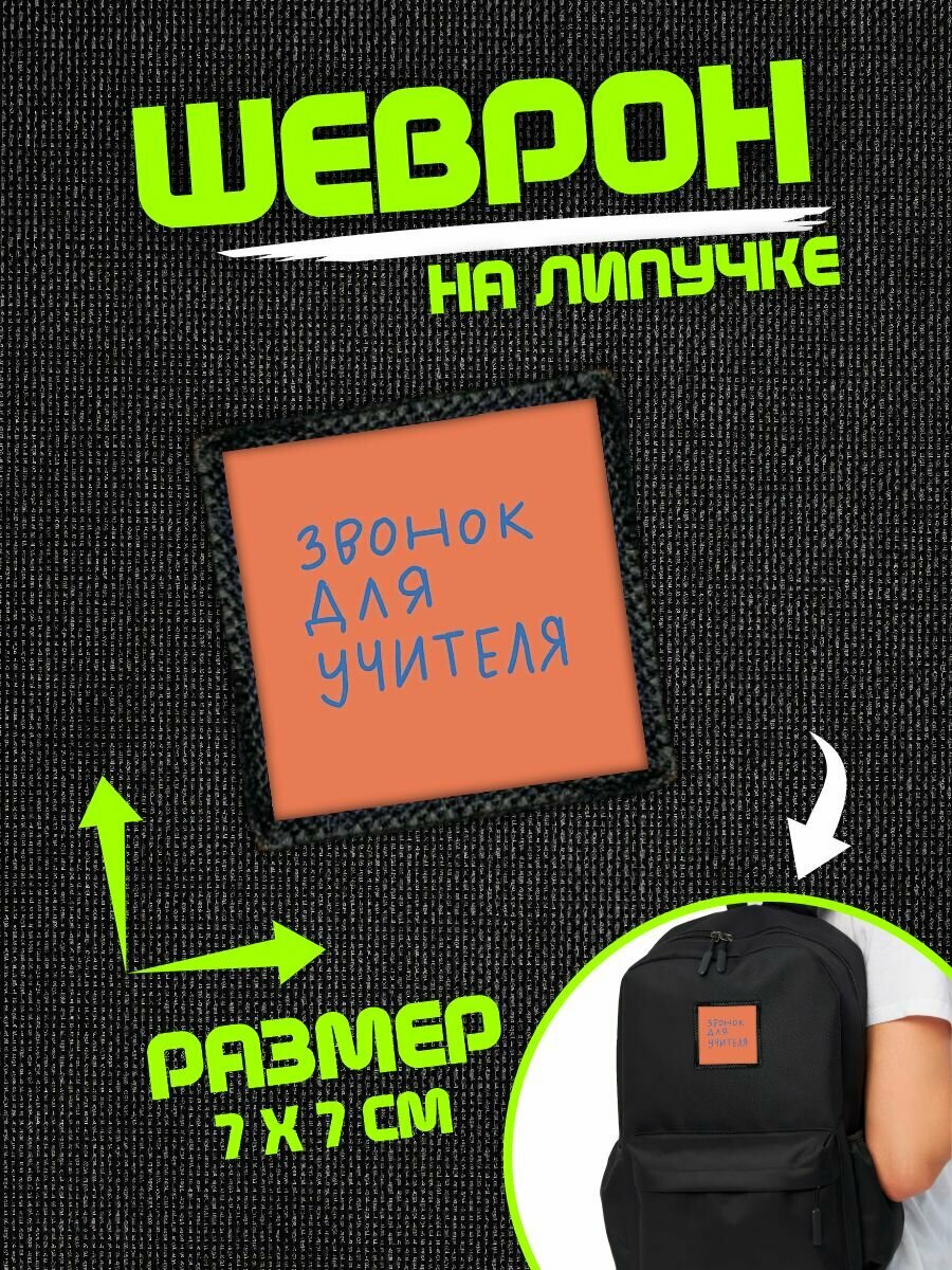 Шеврон на липучке нашивка Мемы школа