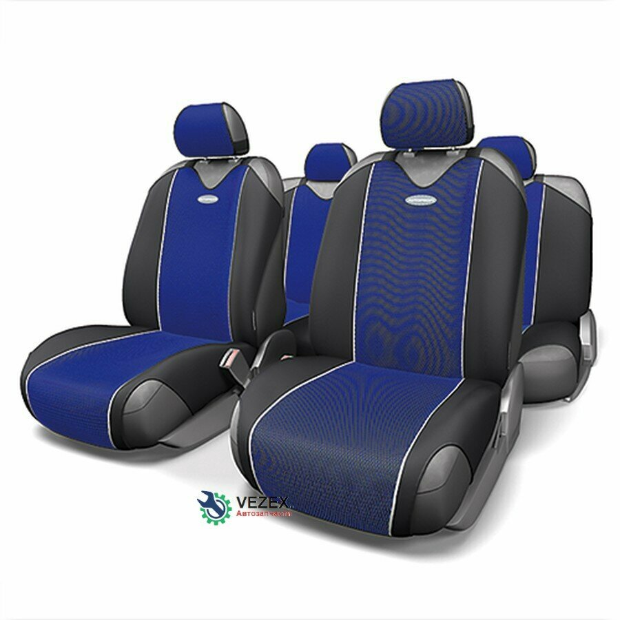 AUTOPROFI CRB802BL чехол майка! CARBON, синий\