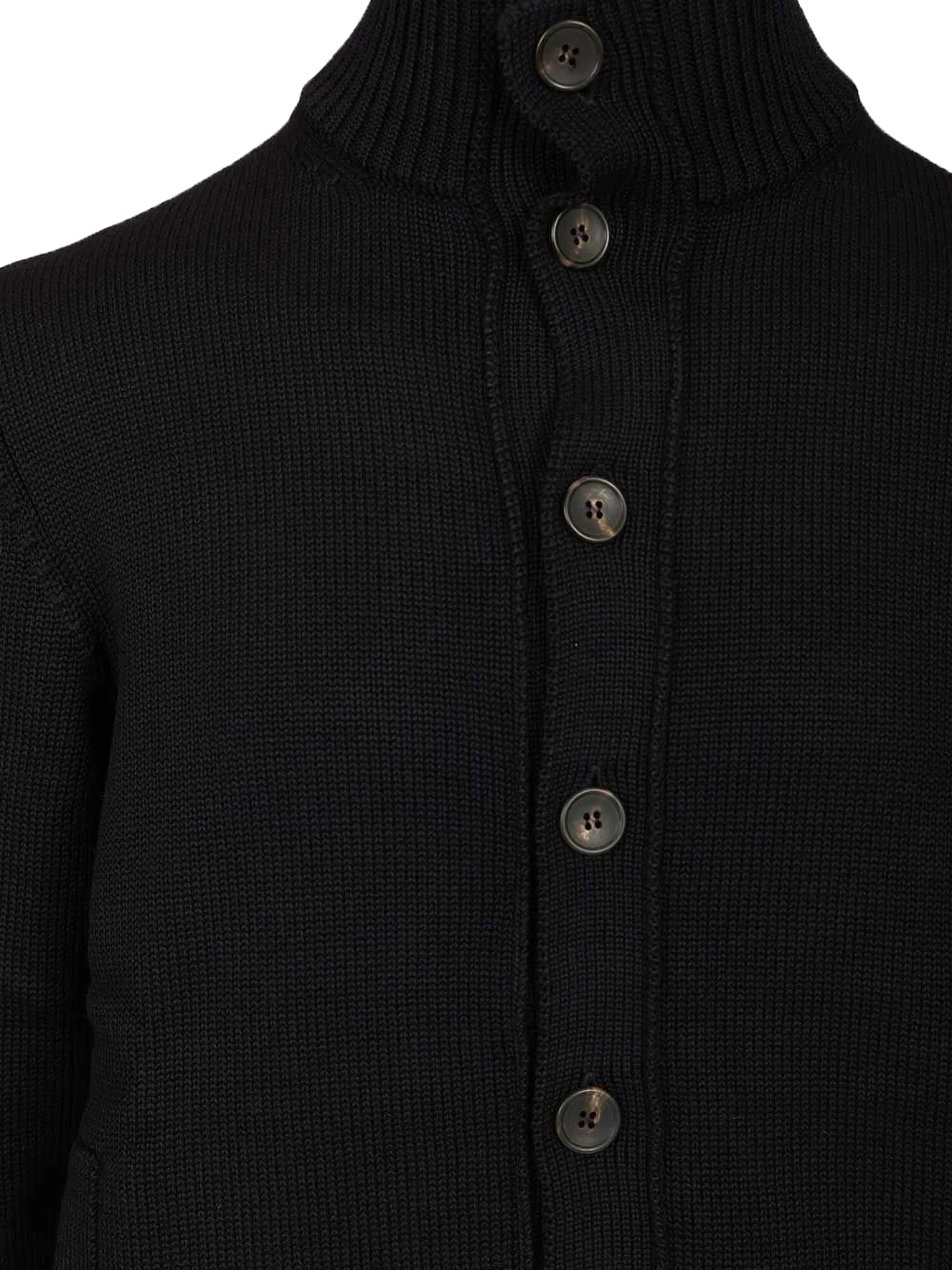 Свитер al duca d'aosta Button-fastening ribbed-trim sweater, размер 46 — фото 1