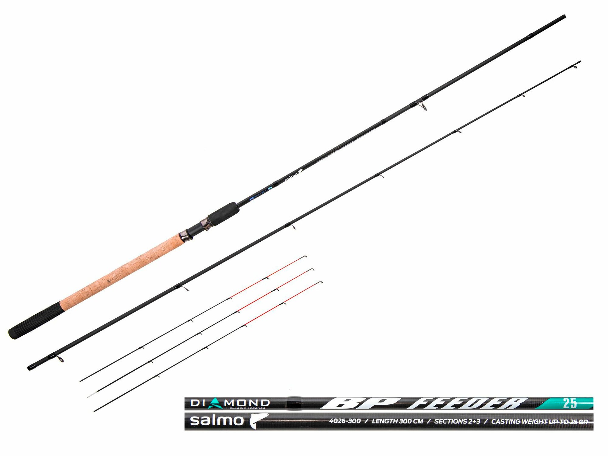 Удилище фидерное Salmo Diamond BP FEEDER 025 3.00