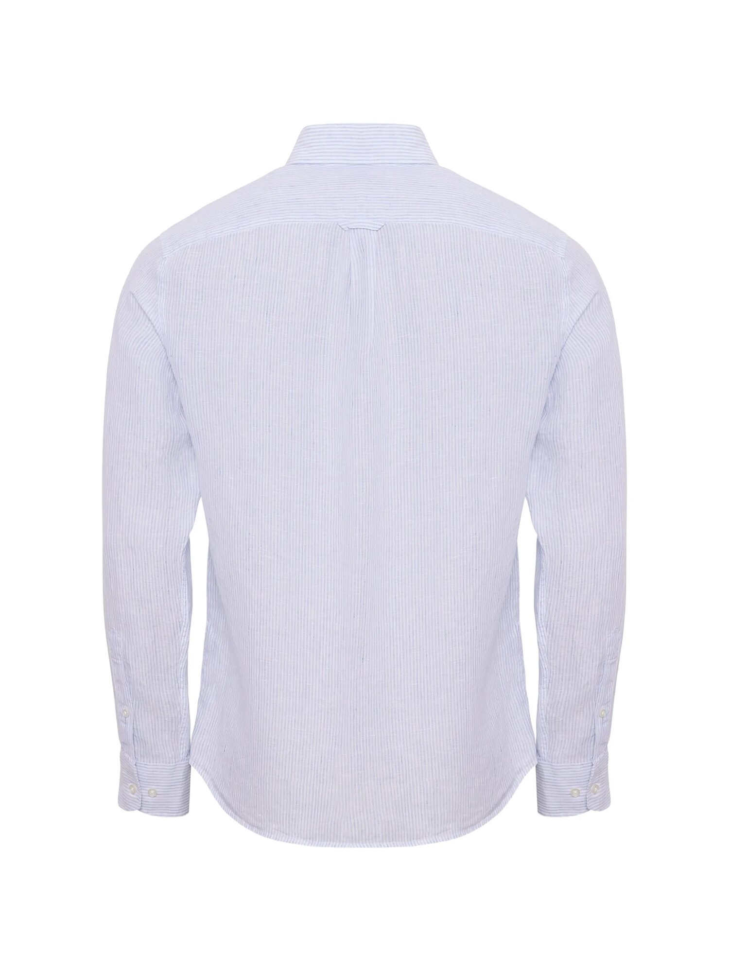 Рубашка LOJA DAS MEIAS Vertical-stripe button-down shirt, размер XL, white — фото 1