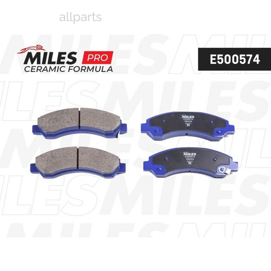 MILES E500574 Колодки тормозные GREAT WALL DEER/SAFE/SAFE SUV/CHEVROLET BLAZER 94- передние Ceramic