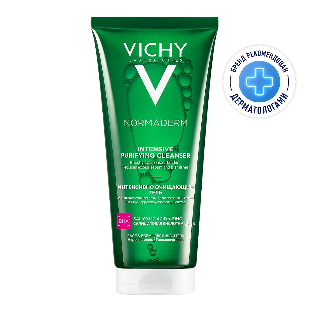 Vichy Normaderm Гель очищающий для лица и тела 200 мл 1 шт