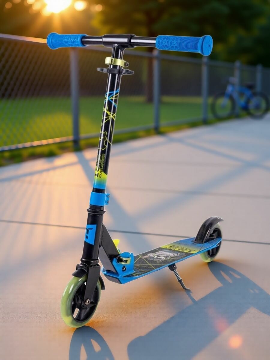 Самокат Tech Team Comfort Evolution 125 синий