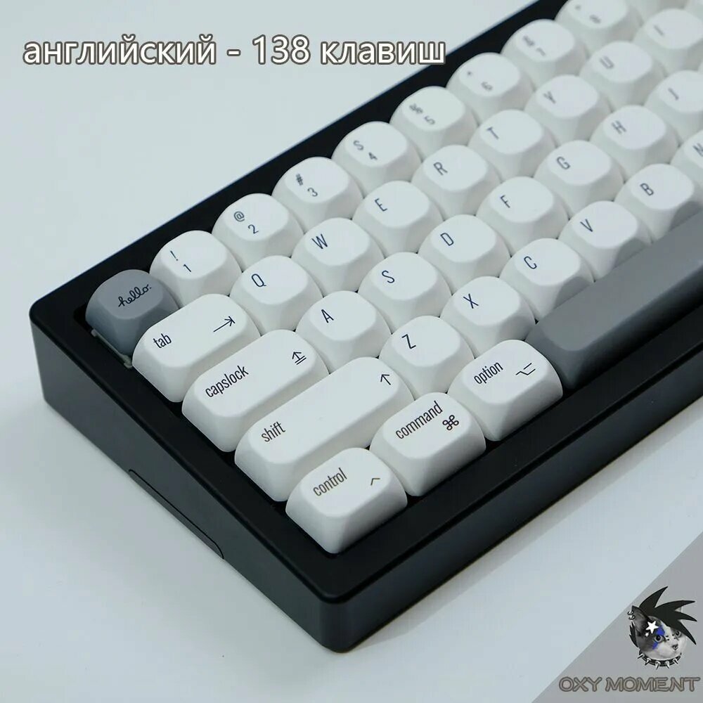 OXY MOMENT кейкап клавиатуры Яблочный ветер -Rome138pcs с профилем PBT KOA Profile Двухцветное литье