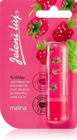 Бальзам для губ regina jelen l j raspberry, красный