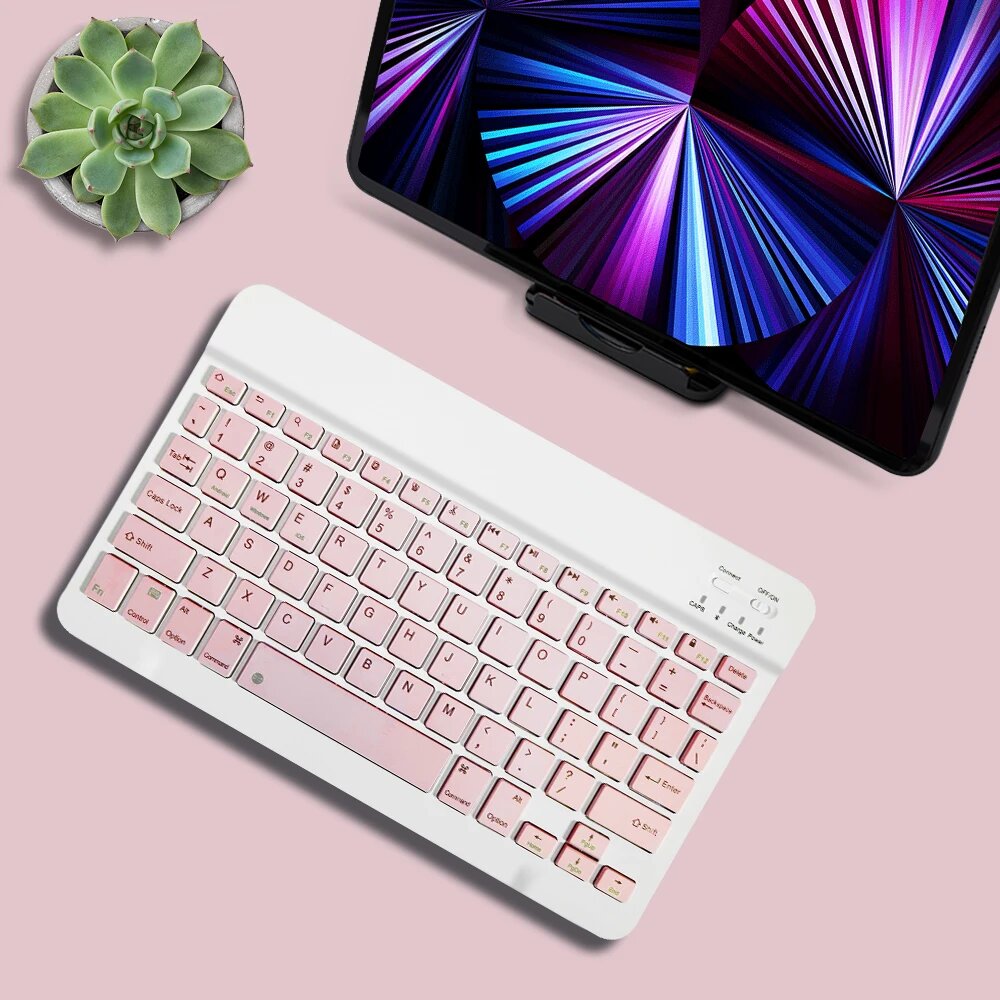 Беспроводная клавиатура Pink 1 для планшета DANYCASE