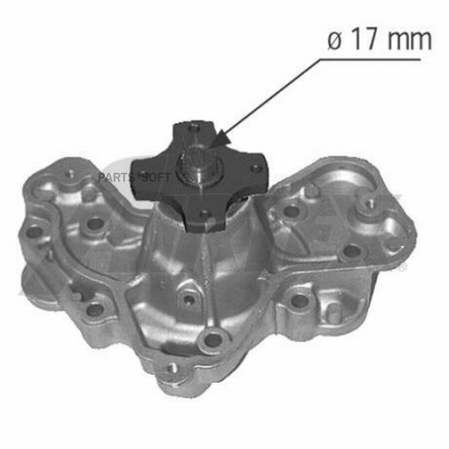 Водяной насос от официального дистрибьютора, AIRTEX, артикул 9166