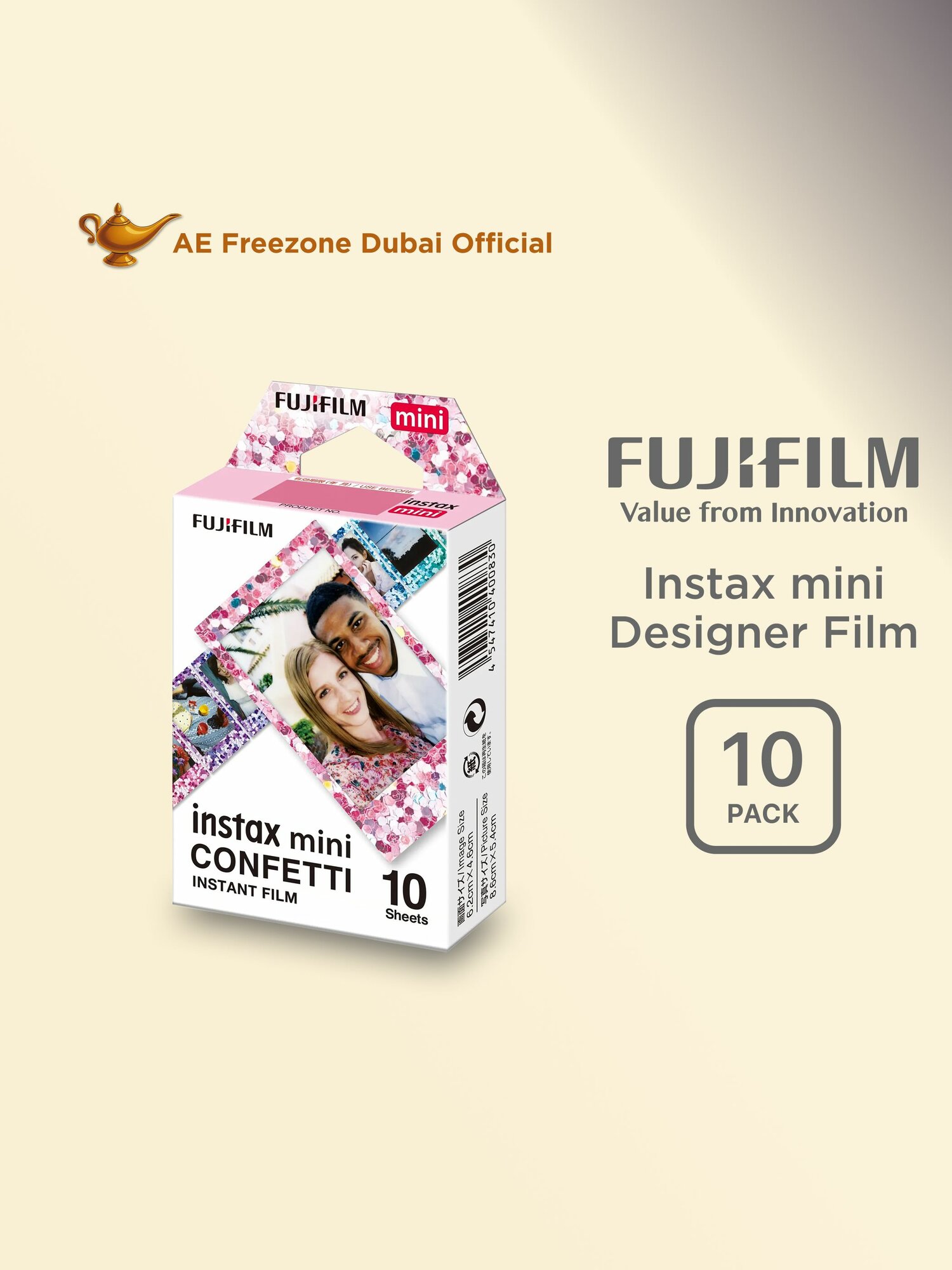 Картридж для камеры Fujifilm Instax Mini 10 Pack Designer Film Confetti