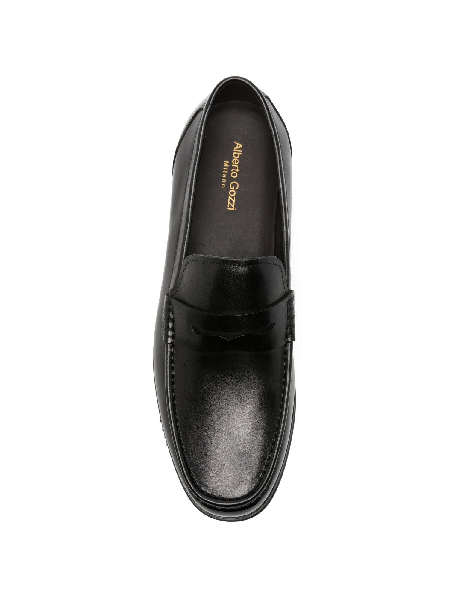 Лоферы Alberto Gozzi Penny loafers, размер 45, black/black — фото 1