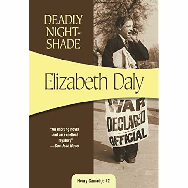 Deadly Nightshade: Henry Gamadge #2，Reprinted paperback book
