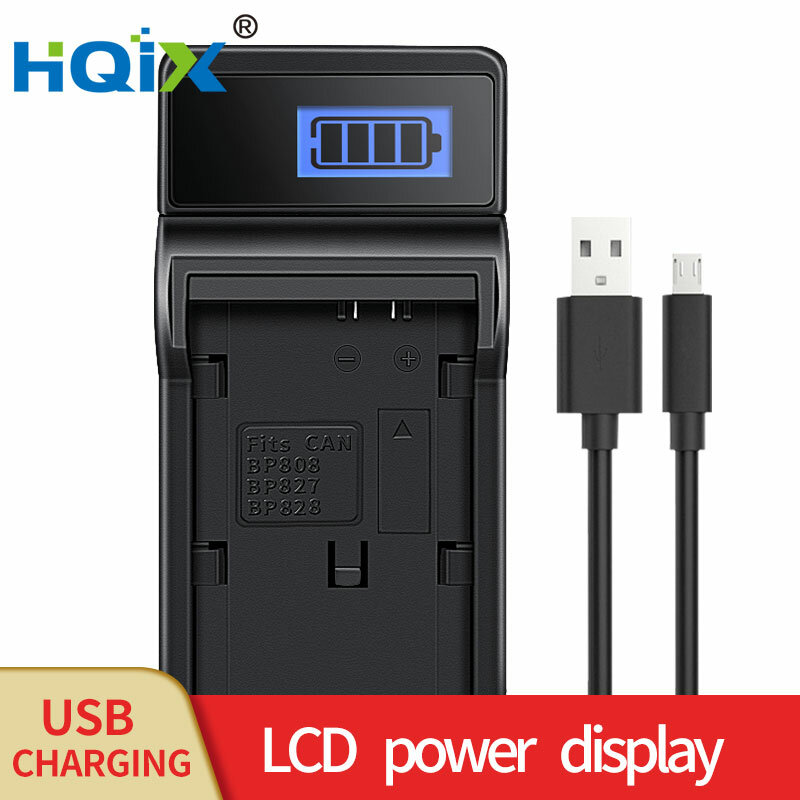 HQIX для Canon LEGRIA HF HG20 HG21 XA10 M40 M41 M31 M300 M32 S200 S100 S30 S20 S21 G10 FS10 камера BP-808 809 Аккумулятор зарядное устройство