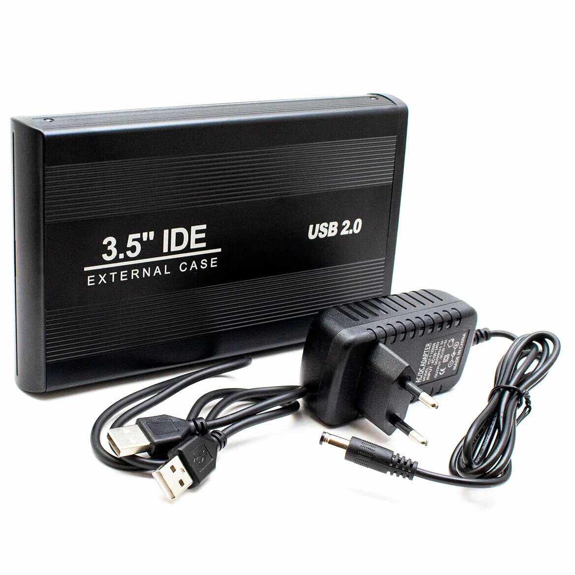 Корпус для жесткого диска HDD 2.5/3.5 Внешний бокс 2.0 Черный цвет