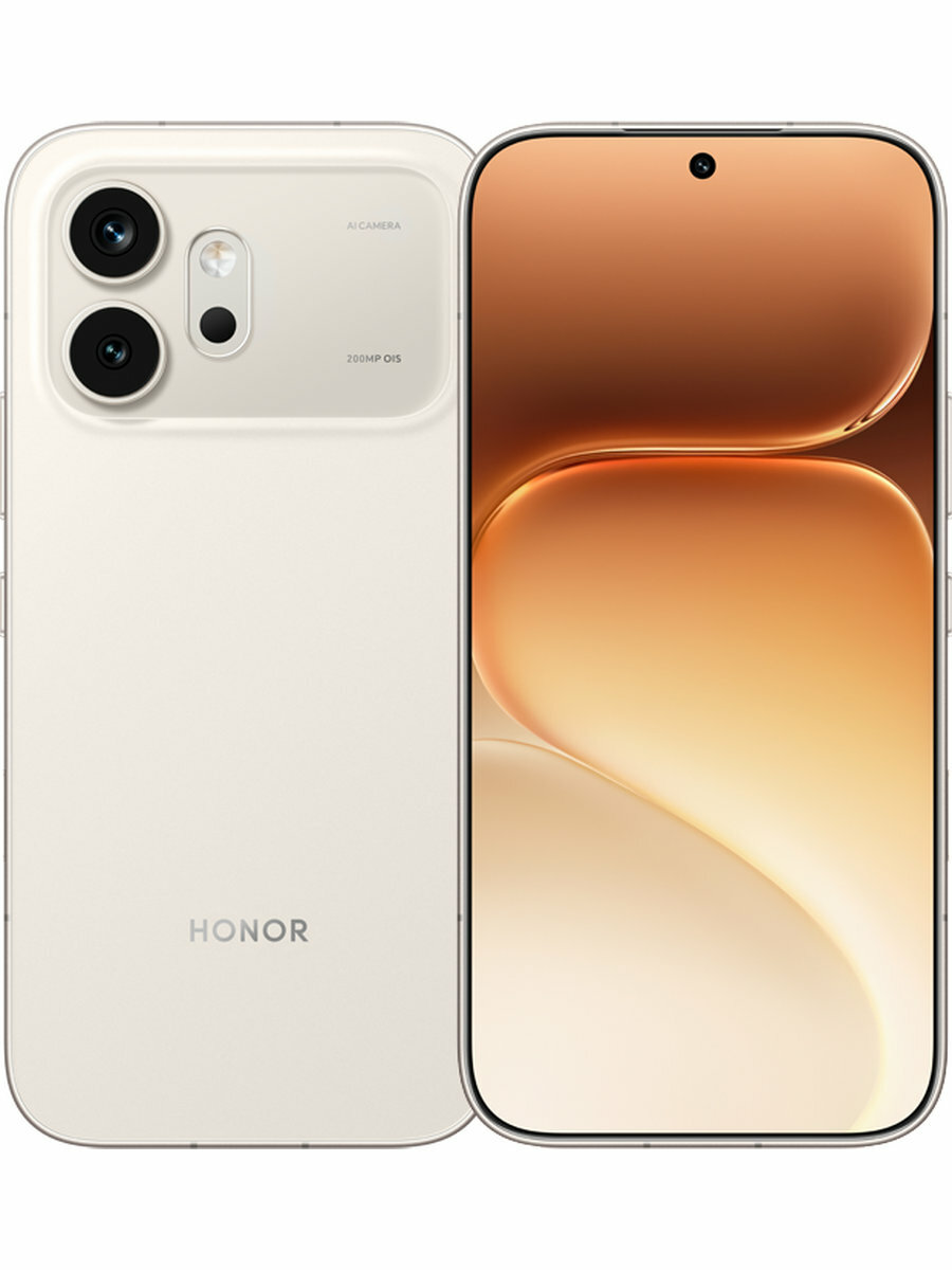 Смартфон HONOR "600", процессор Qualcomm Snapdragon 7 Gen 4, экран 6,5", 8ГБ/256ГБ, золотистый
