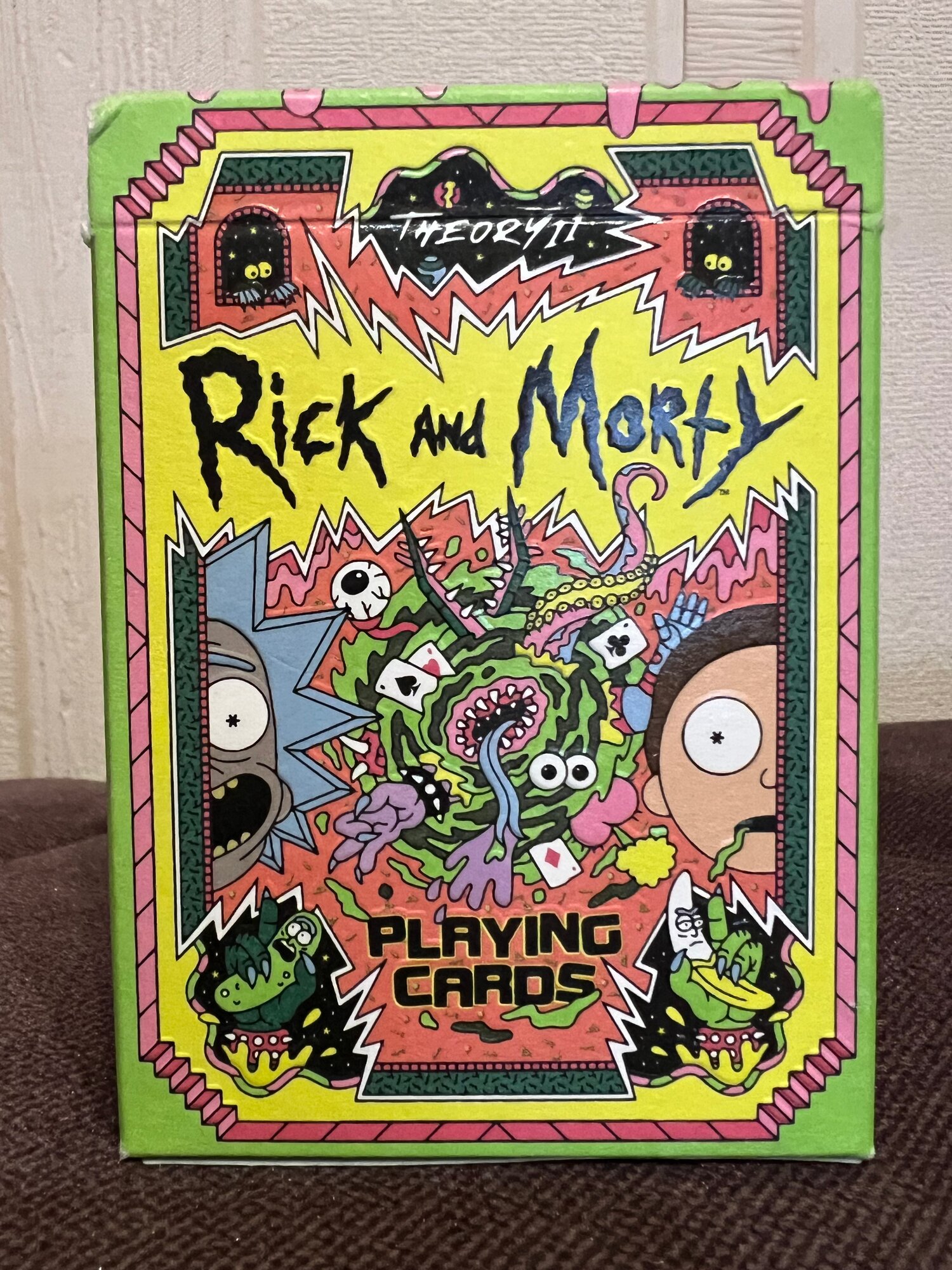 Коллекционные игральные карты по мотивам сериала Рик и Морти, theory 11 cards оригинал