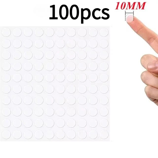 Водонепроницаемые двусторонние клейкие точки-наклейки 500/100 шт 100pcs