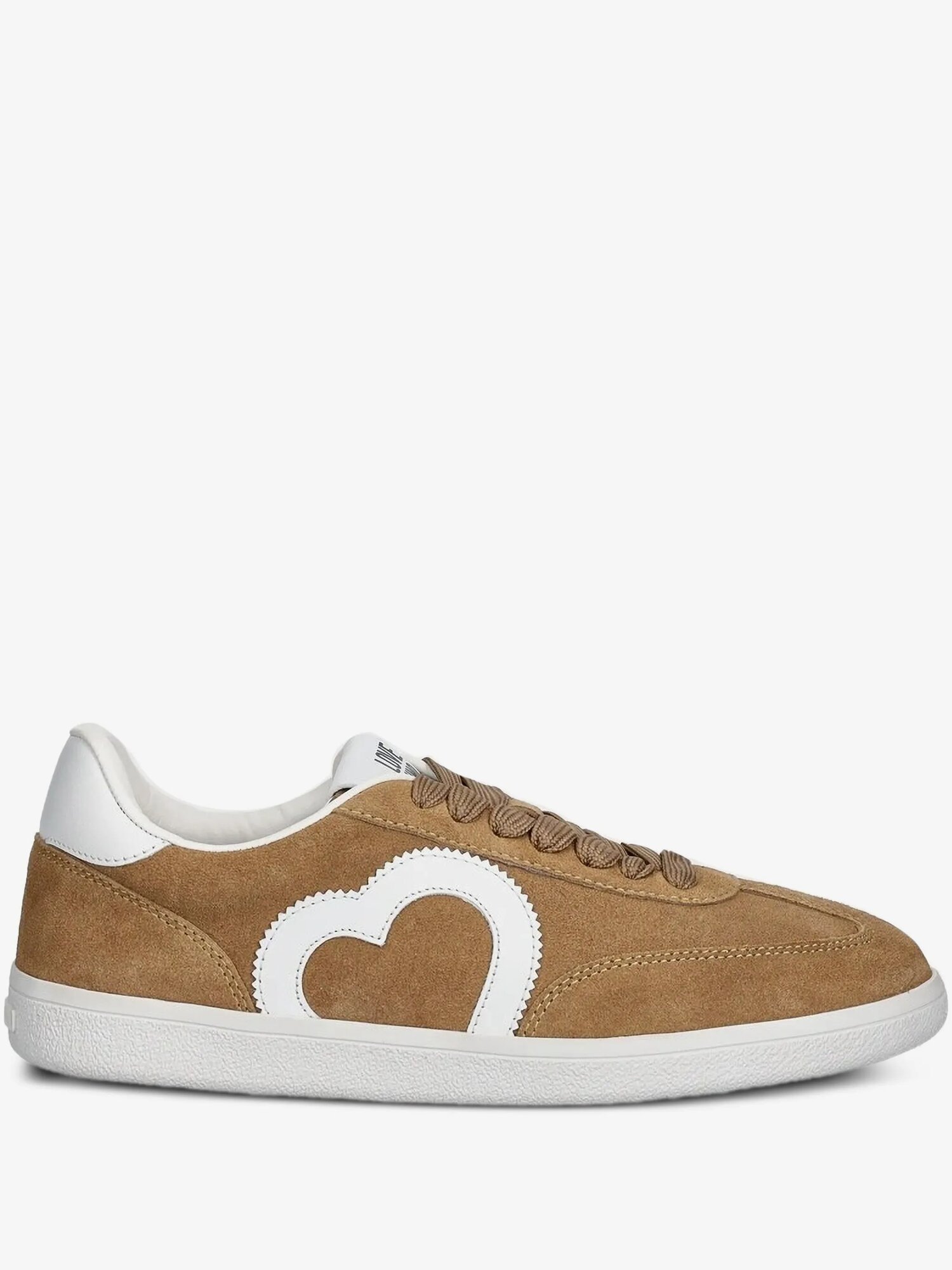 Кроссовки LOVE MOSCHINO Heart suede sneakers