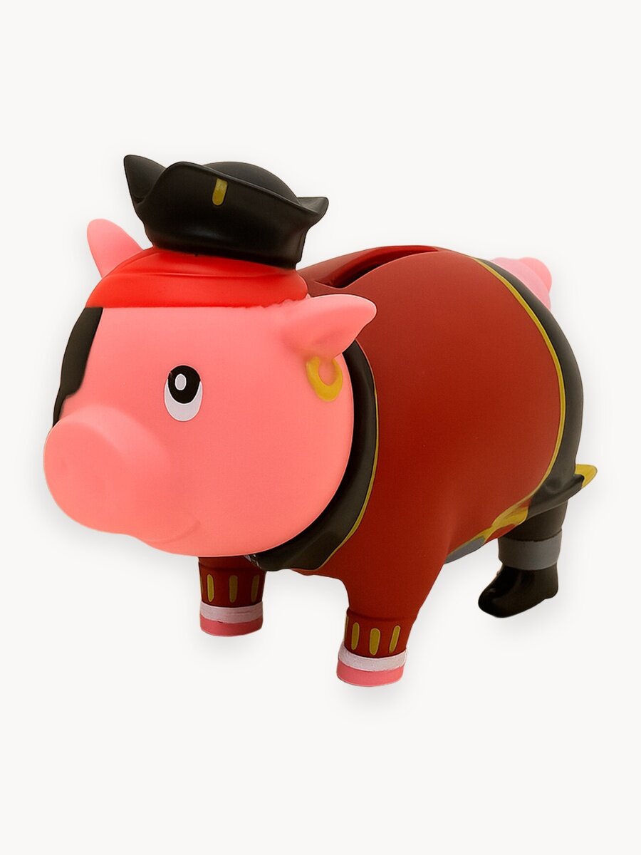 Копилка свинка сувенир Funny Ducks Пират , от 2 лет, из ПВХ.