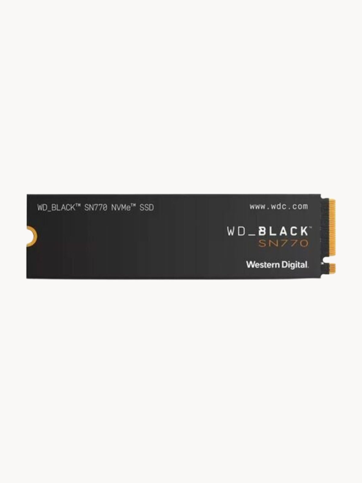 SSD накопитель WD Black SN770 WDS500G3X0E 500ГБ, M.2 2280, PCIe 4.0 x4, NVMe, M.2