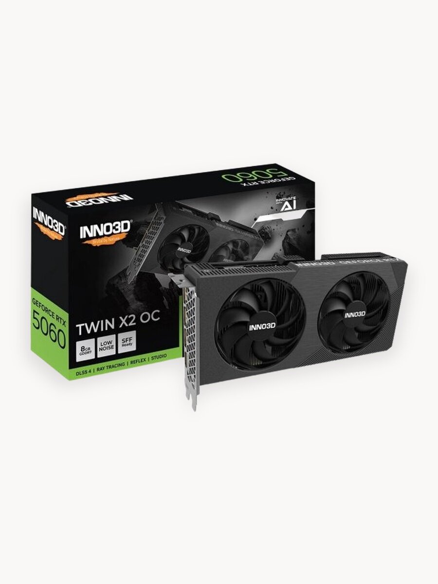 Видеокарта INNO3D GeForce RTX 5060 TWIN X2 OC