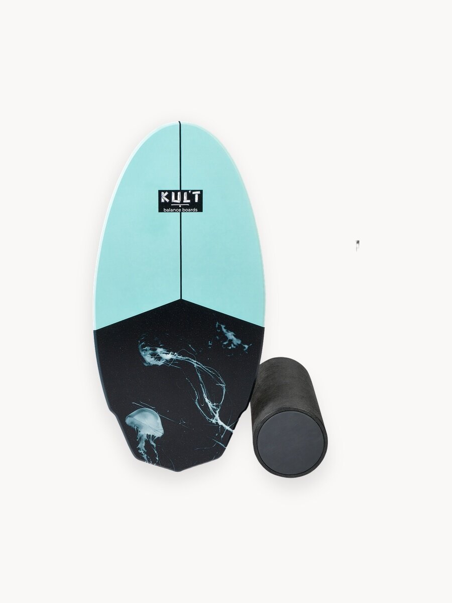 Баланс борд "Balansboard ru" медуза балансировочная доска с роликом 16 см balance board