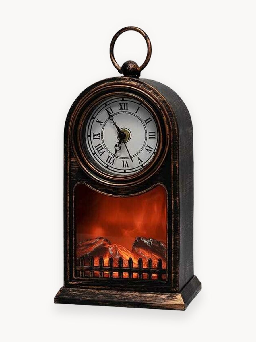 Часы-камин "У очага" подарок маме