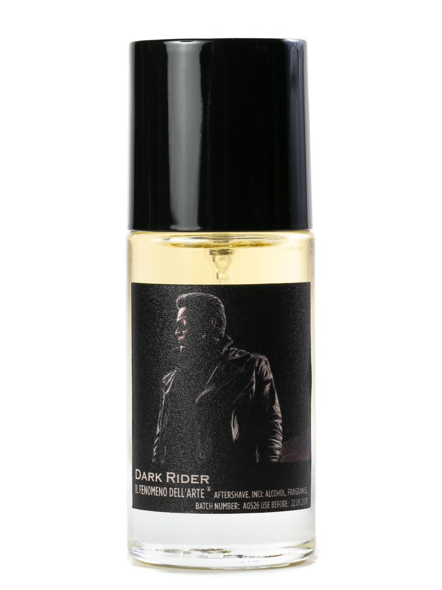 DARK RIDER, Formula Helion, Парфюмированный экстракт-лосьон, плотный аромат чёрной кожи, горячего металла, дыма и ночной дороги, 22 мл