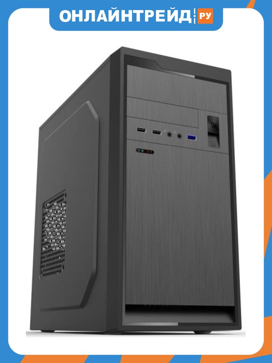 Корпус с блоком питания Powerman SV511, черный