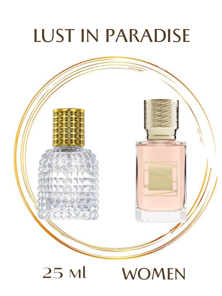 Духи парфюм LUST IN PARADISE спрей 25 мл женские, цветочные, древесные, мускусные