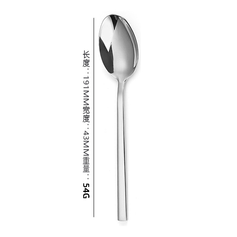 Новый стиль толстых ножей, вилок и ложек из нержавеющей стали, западные ресторанные и гостиничные принадлежности, десертные ложки, ножи, вилки, оптовая продажа от фабрики столовых приборов