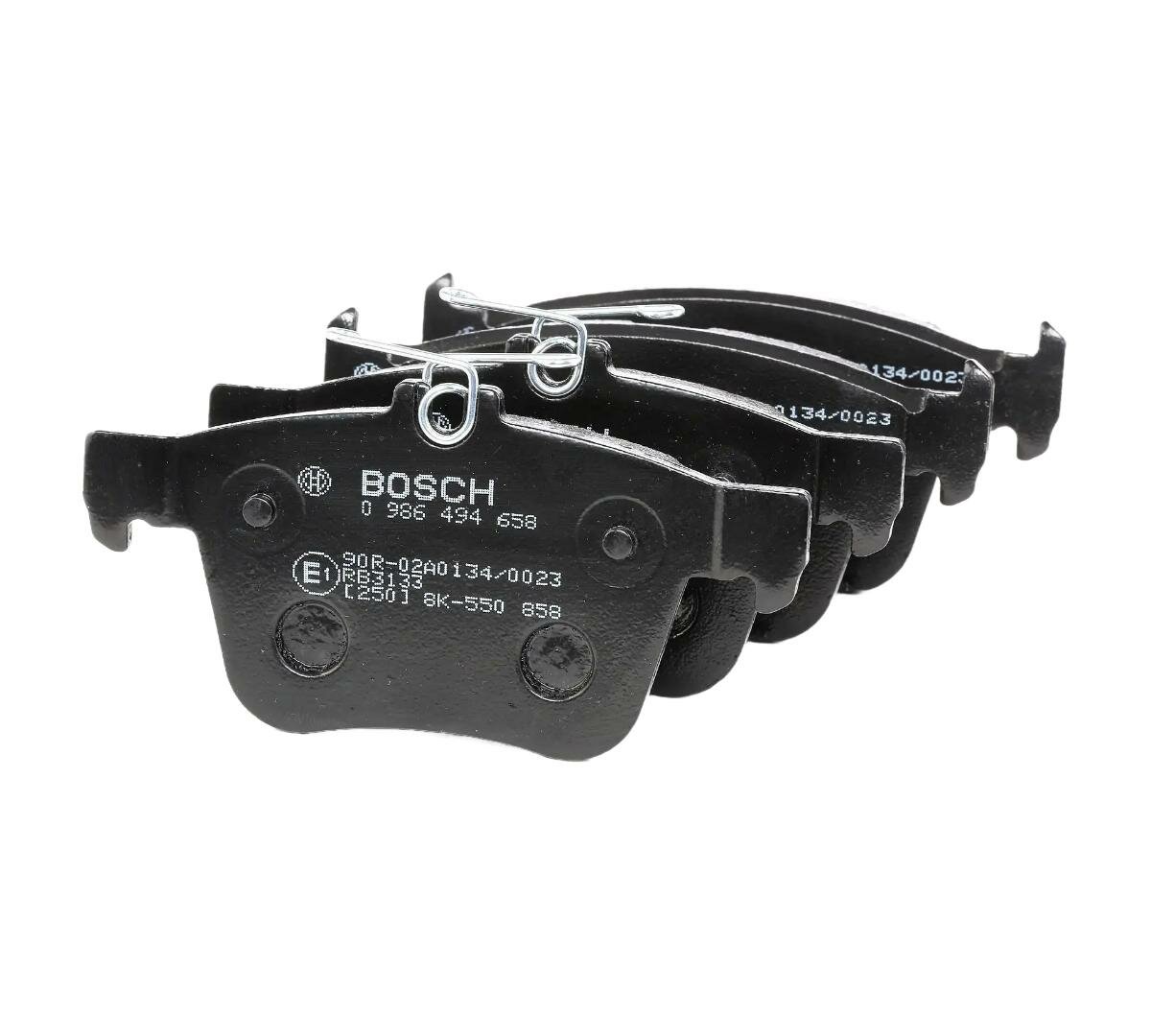 Колодки тормозные BOSCH 986494658 задние, Audi A3 12-, Skoda Rapid 12-, VW Golf VII 12-