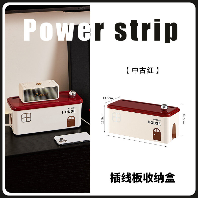 Маленький домашний проводной органайзер для офисного стола, новый органайзер для кабелей, пластиковый ящик для управления проводами
