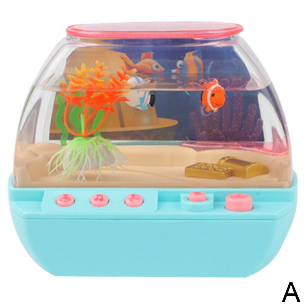Детский Счастливый Аквариум Имитация Рыбного Танка Музыкальная Игрушка