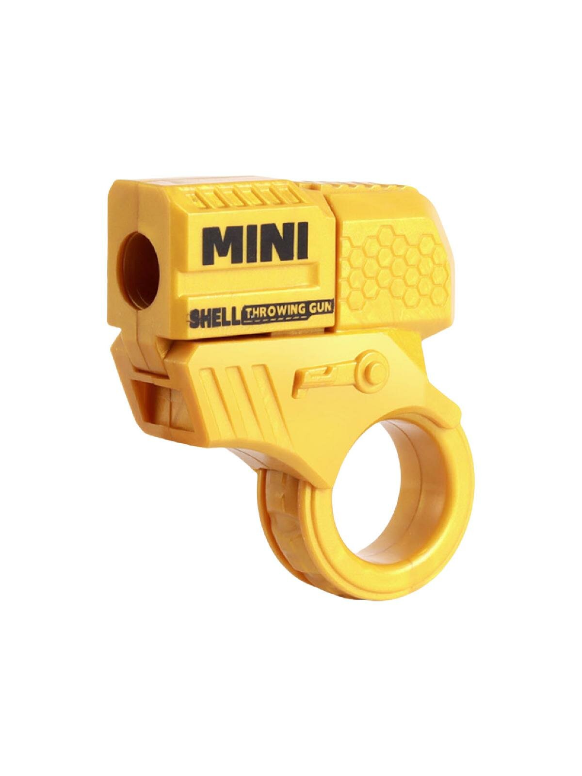 Мини-пистолет для метания снарядов разного цвета