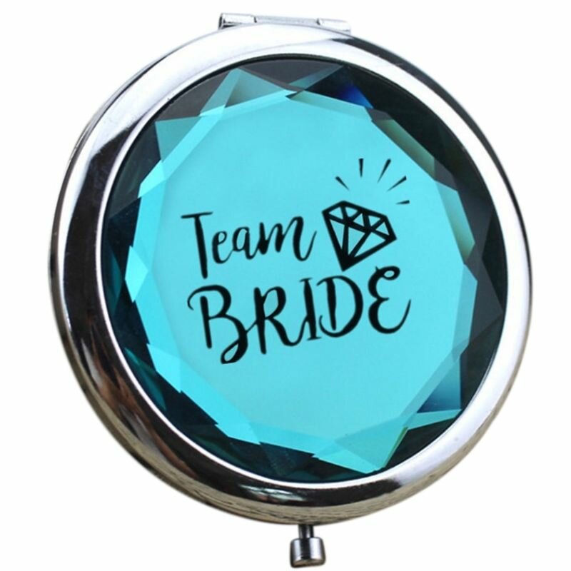 Зеркало для макияжа невесты, - небесно - голубая команда невесты