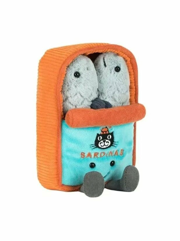 JELLYCAT Консервированные сардины/Милая плюшевая игрушка-игрушка/12cm