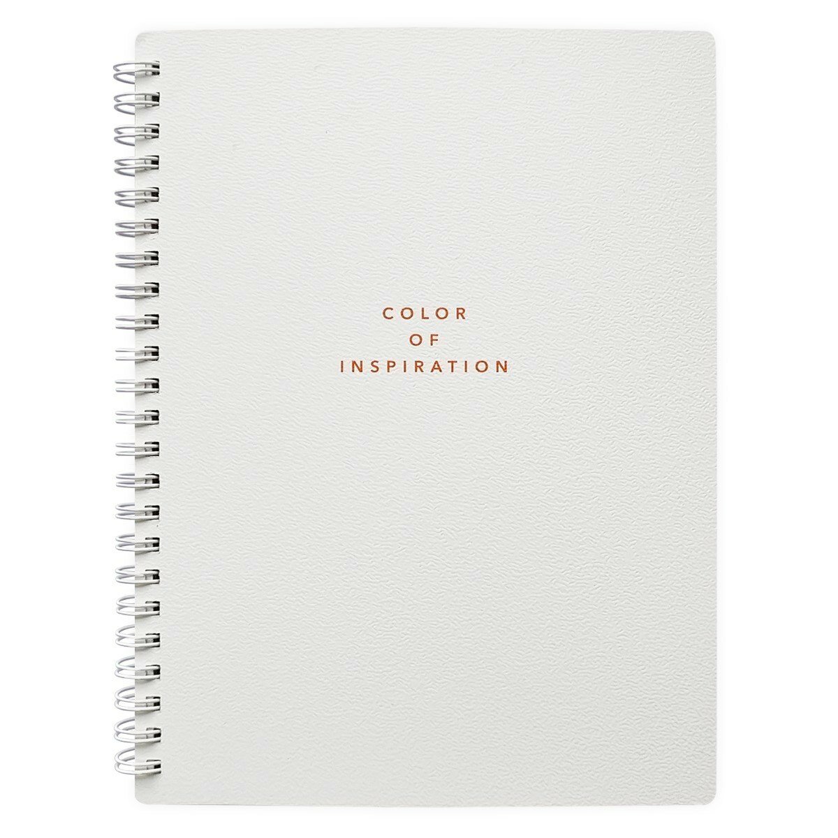 Тетрадь «Block», 120 листов в клетку, белый, спираль, ламинация