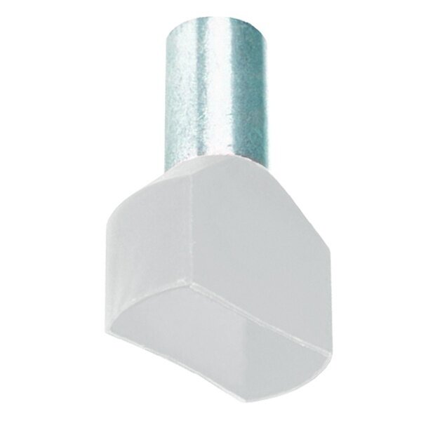 Наконечник штыревой втулочный изолир. двойной 2х 0,5мм. кв. х 8 белый ДКС упаковка 50 шт