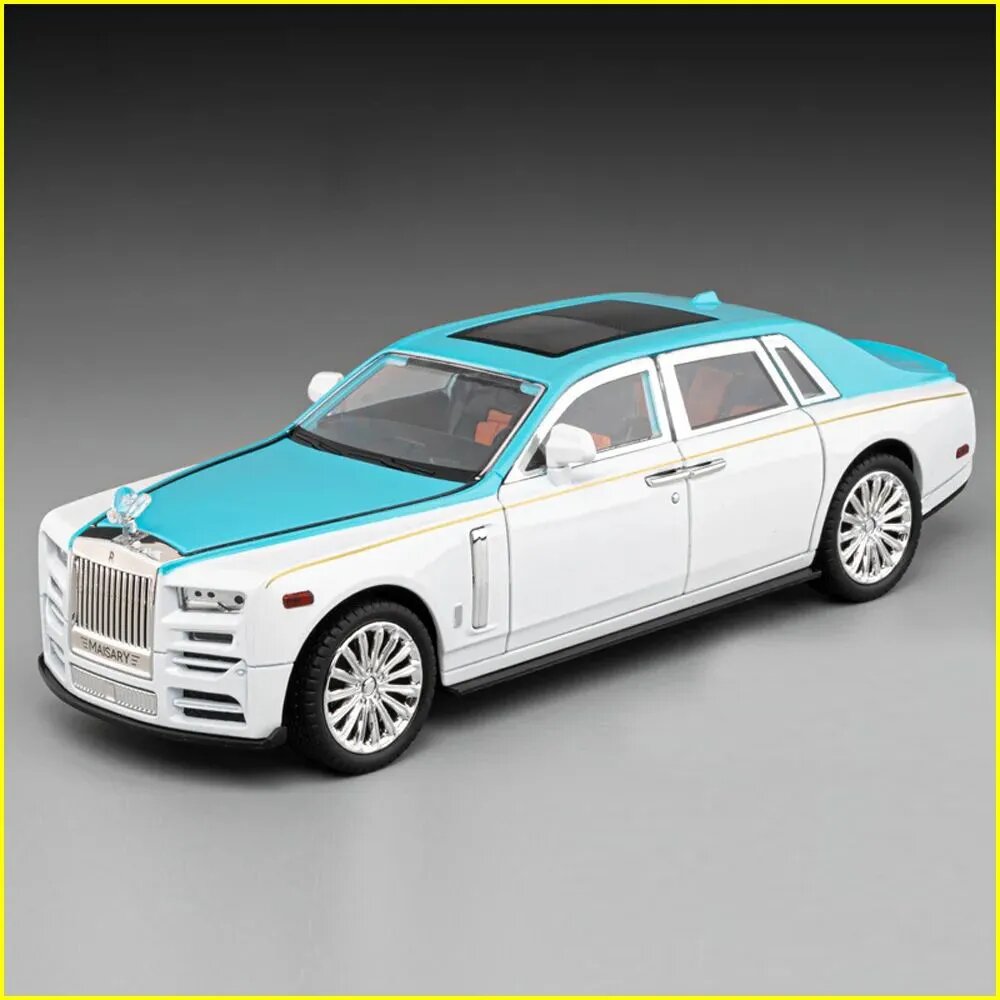 Rolls-Royce Phantom 1:24 Легкосплавная модель автомобиля Игрушечный автомобиль с звуковыми и световыми эффектами для детей