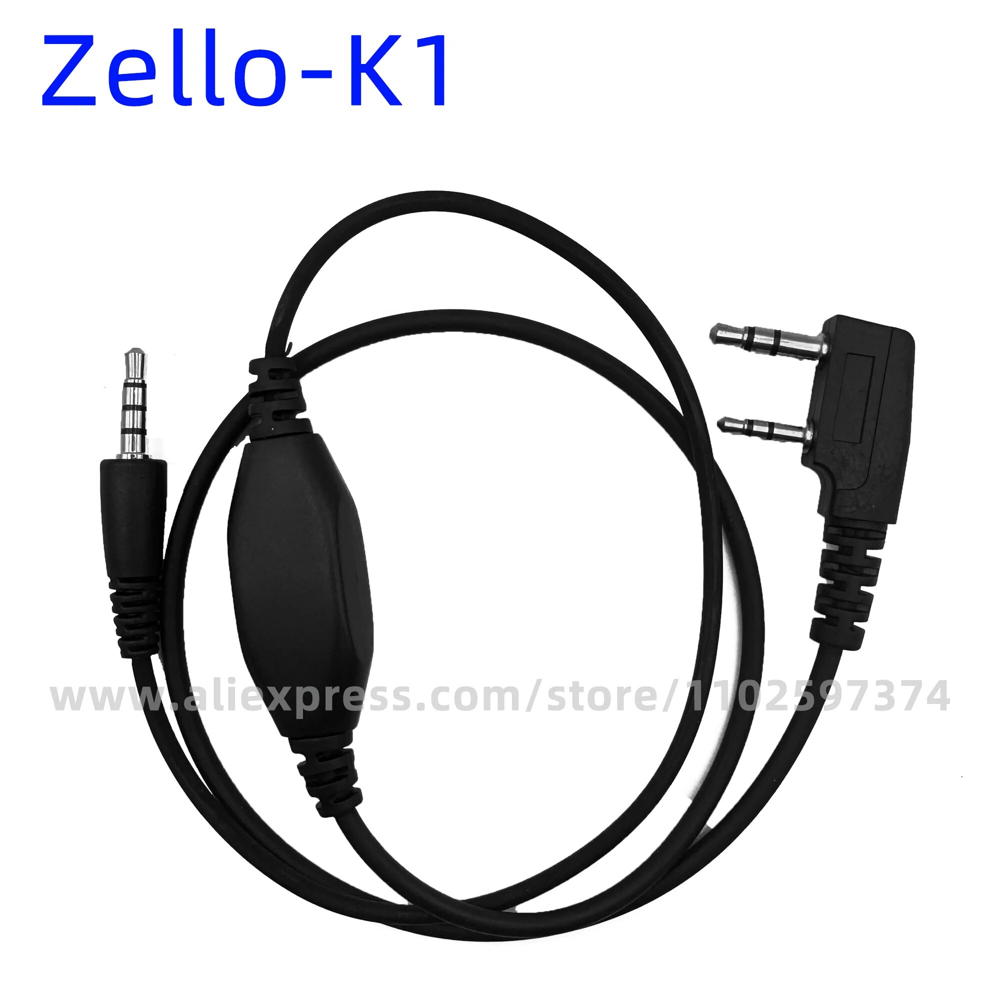 Кабель аудио интерфейса Zello-k1 для раций