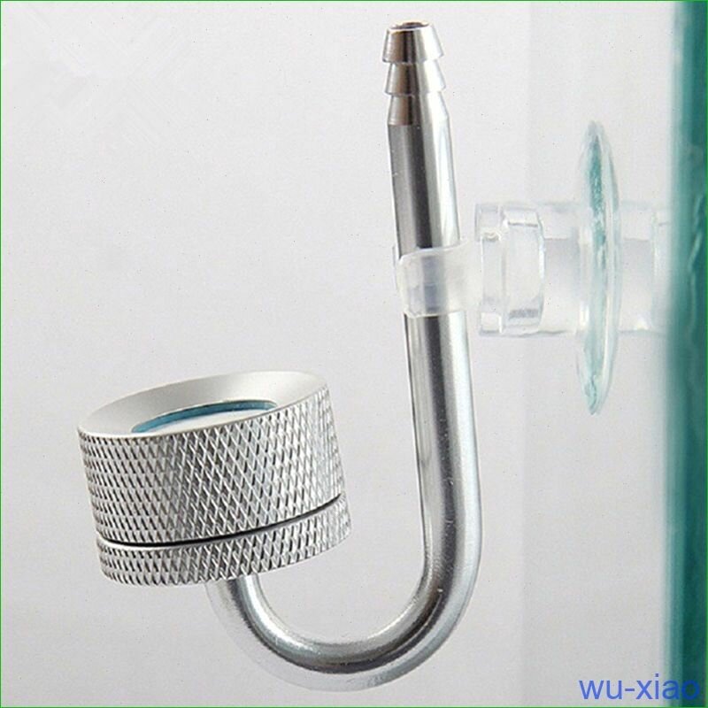 Аквариумный диффузор CO2 для аквариума, пузырьковый распылитель, реактор, соленоидный регулятор