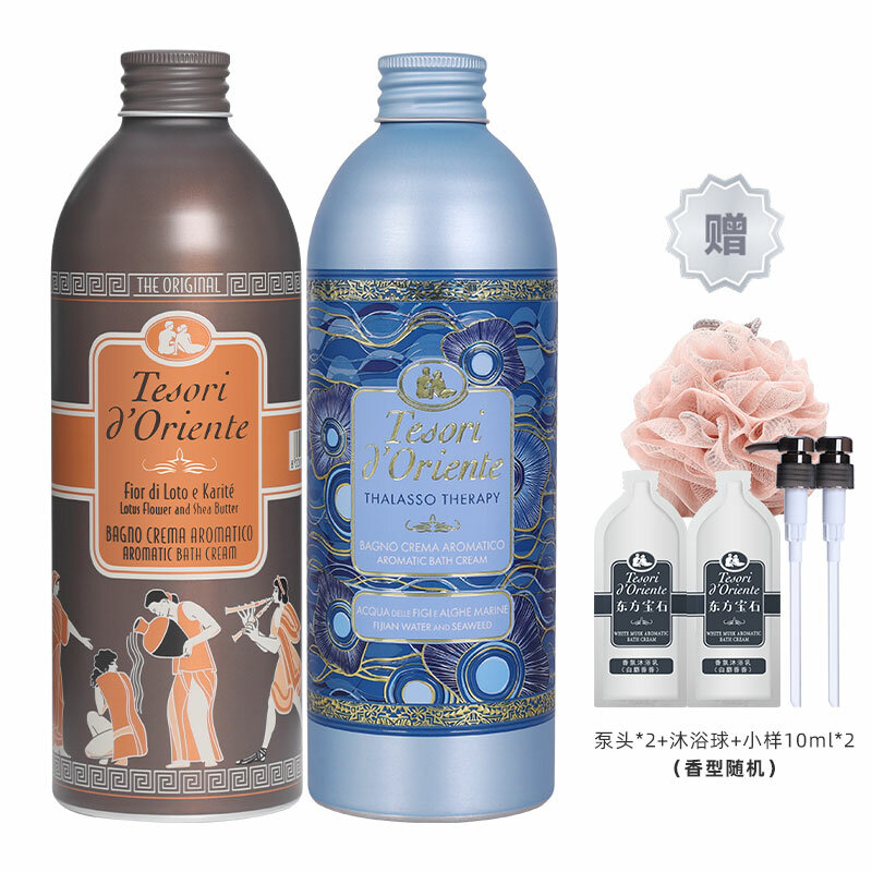 Гель для душа унисекс Tesori D'Oriente Multi Scent, 500мл*2, Премиум ароматный