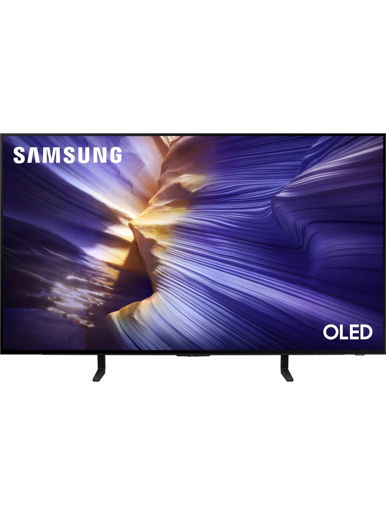48" Телевизор Samsung QE48S90FAEXRU OLED, 4K Ultra HD, черный графит, смарт ТВ, Tizen OS