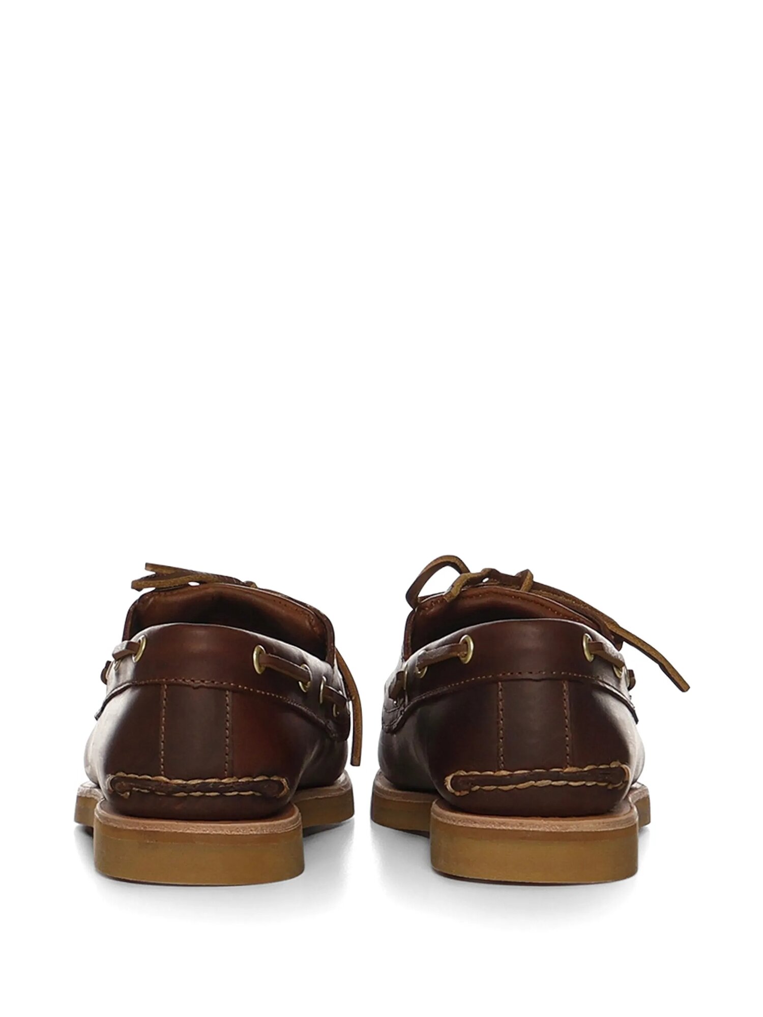 Лоферы Timberland Full grain tie loafers, размер 11 US, коричневый — фото 1
