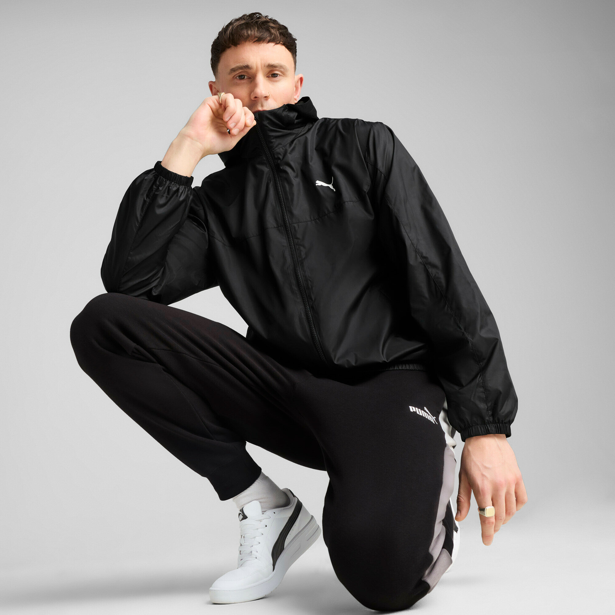 Ветровка PUMA Ess, размер 2XL, черный — фото 1