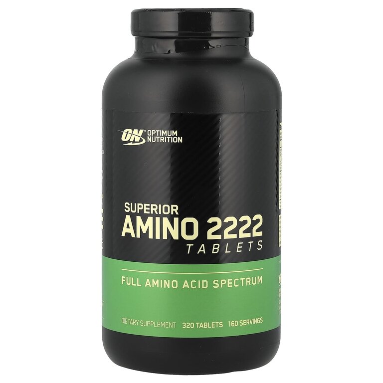 Optimum Nutrition Superior Amino 2222 ,320 таб аминокислотный комплекс для восстановления и роста мышц
