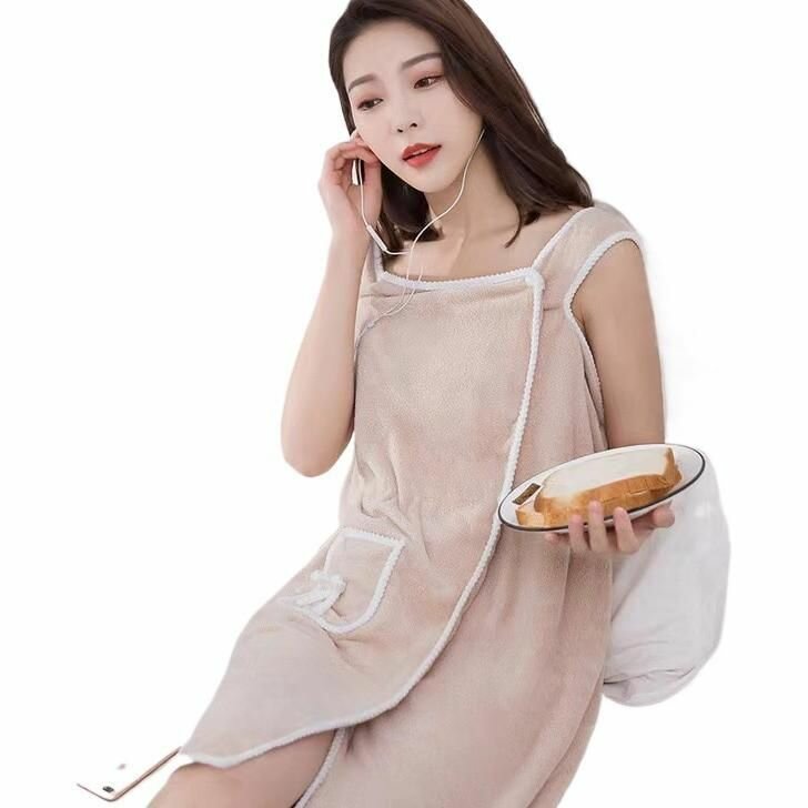 Карманная юбка для ванны из кораллового флиса