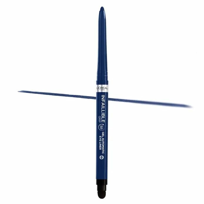 L'Oreal Paris Автоматический гелевый карандаш для глаз Infaillible 36H Grip Gel Automatic Eyeliner, тон Blue Jersey / Лореаль Париж гелевый карандаш Инфейлибл, подводка для глаз