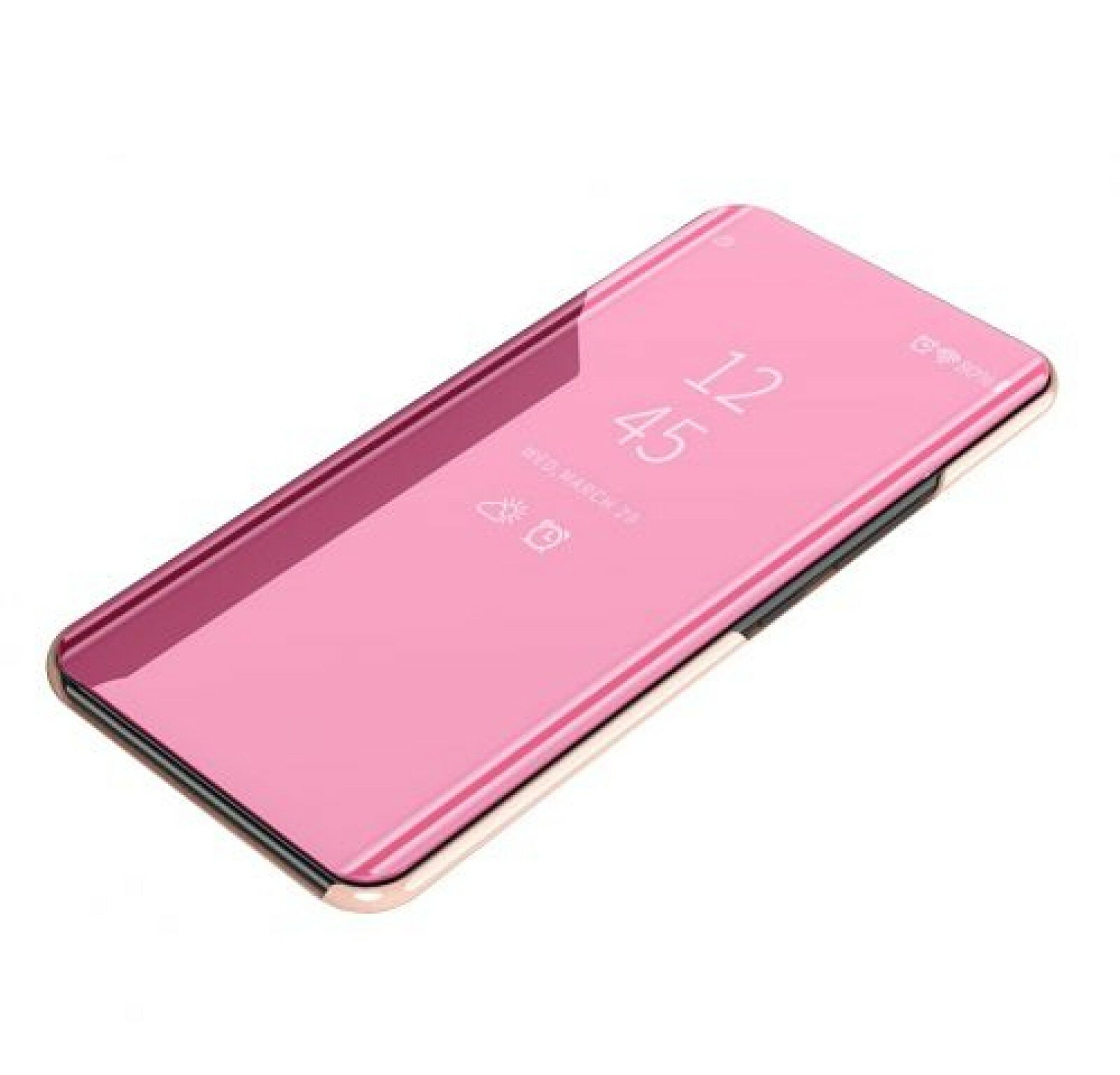 Чехол-книжка MyPads для Samsung Galaxy A30s и A50s с полупрозрачной зеркальной крышкой